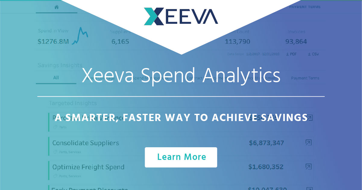 Xeeva Spend Analytics | Spend Analytics Solution | Xeeva